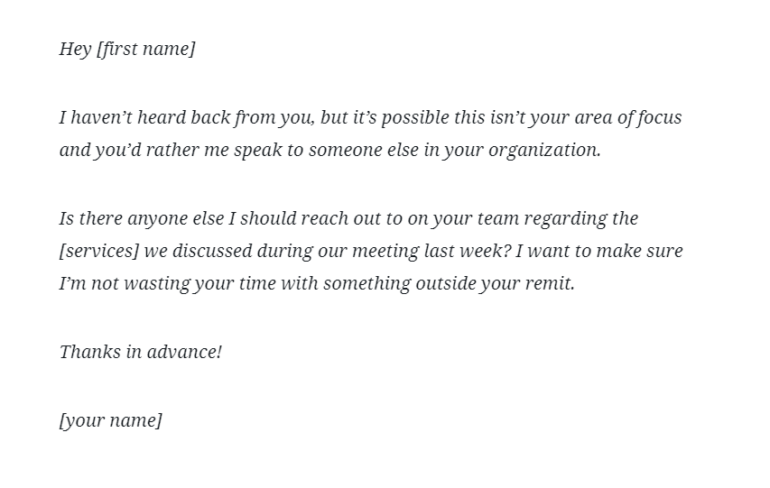 Examples of Follow-up Emails for Best Results – FollowUpFred
